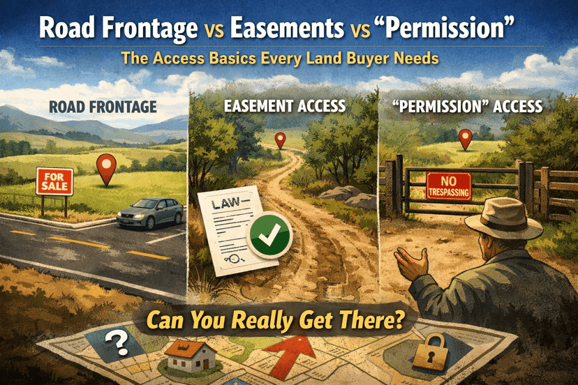 Road Frontage vs Easements vs “Permission”: The Access Basics Every ...